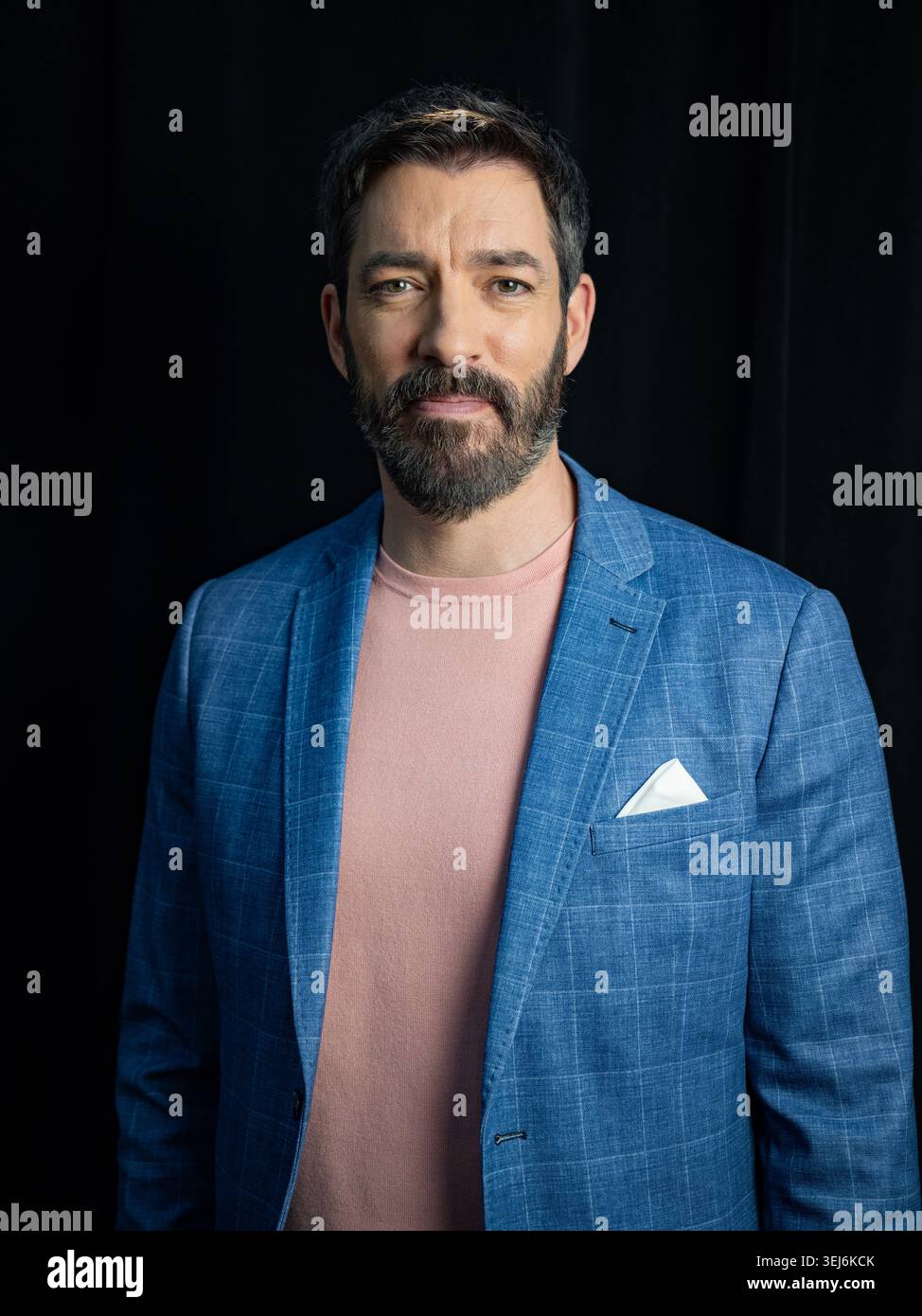 Drew Scott poses for a photograph at the 2026 Prime Video Upfront, in ...