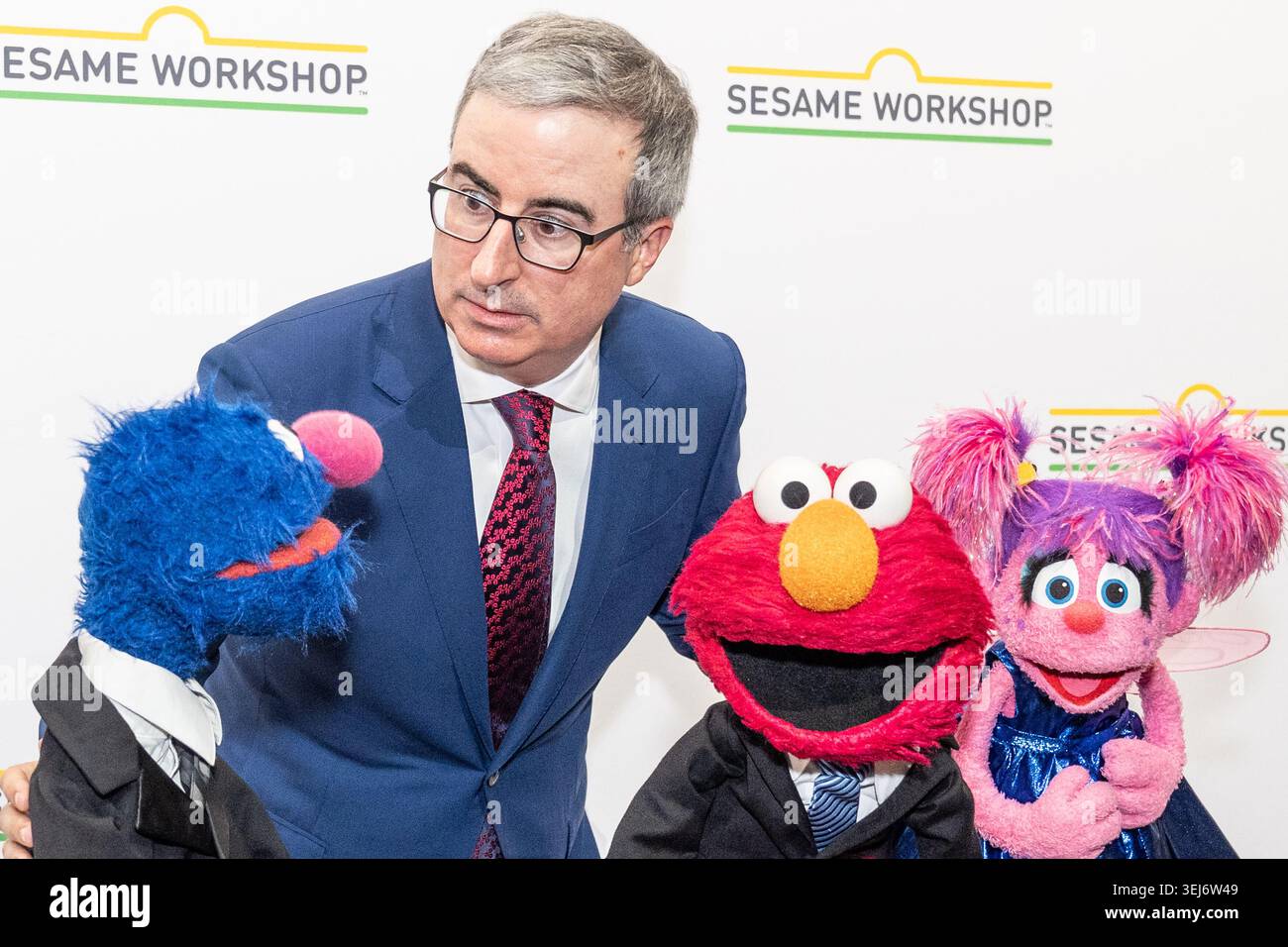 John Oliver attends Sesame Workshop 2026 annual gala at Cipriani 42nd ...
