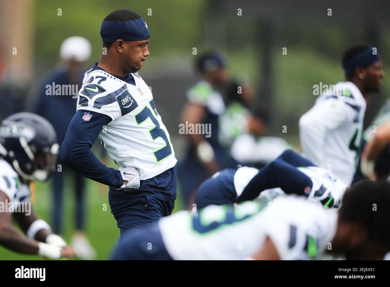 Seattle Seahawks cornerback Michael Dansby during practice at the NFL ...