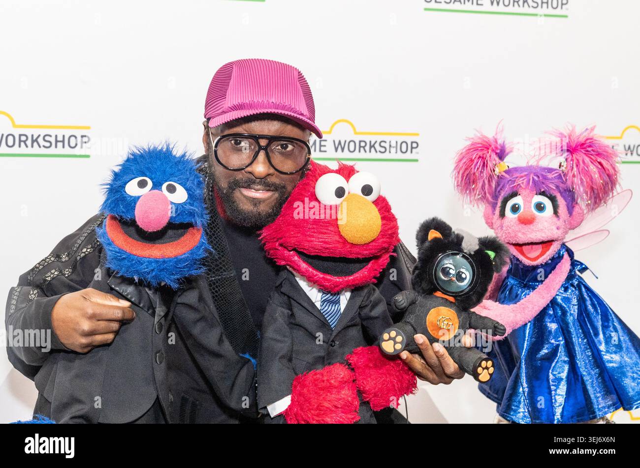 will.i.am attends Sesame Workshop 2026 annual gala at Cipriani 42nd ...