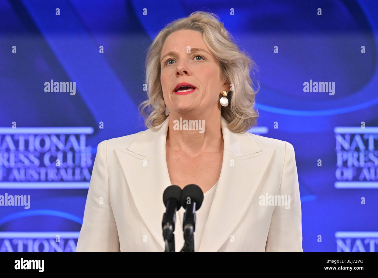 Minister for Housing Clare O’Neil at the National Press Club in ...