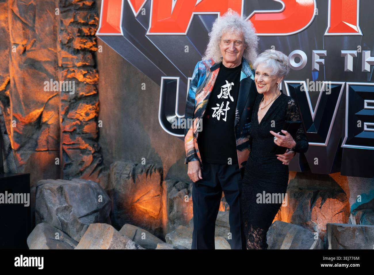 Brian May and Anita Dobson attend the UK Premiere of "Masters Of The ...