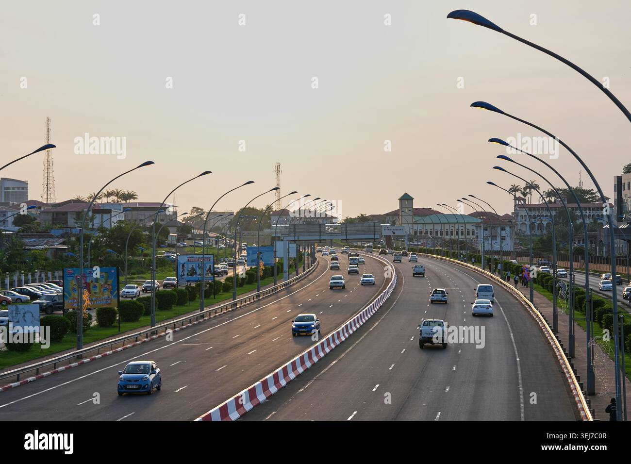 A street scene in Malabo, Equatorial Guinea, Saturday, April 25, 2026 ...