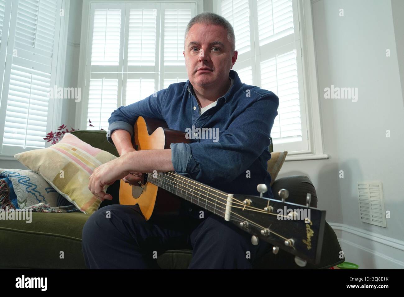 Musician Samuel Smith poses for a photo at his home, in London, Tuesday ...