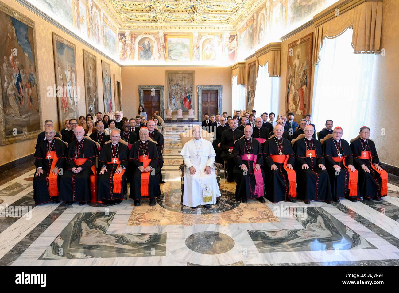 IPA85132773 - Italy, Rome, Vatican, 2026/5/28. Pope leo XIV receives in ...