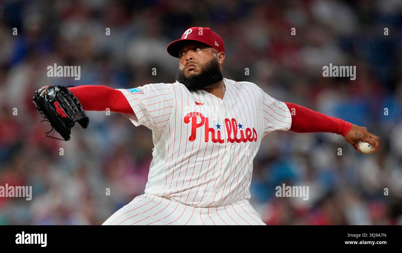 Philadelphia Phillies' José Alvarado plays during a baseball game ...