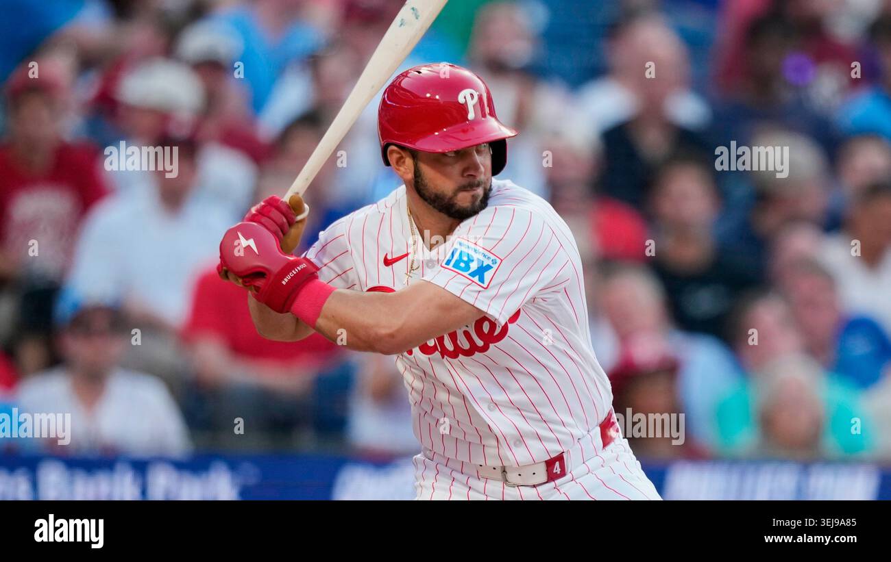 Philadelphia Phillies' Otto Kemp plays during a baseball game Monday ...