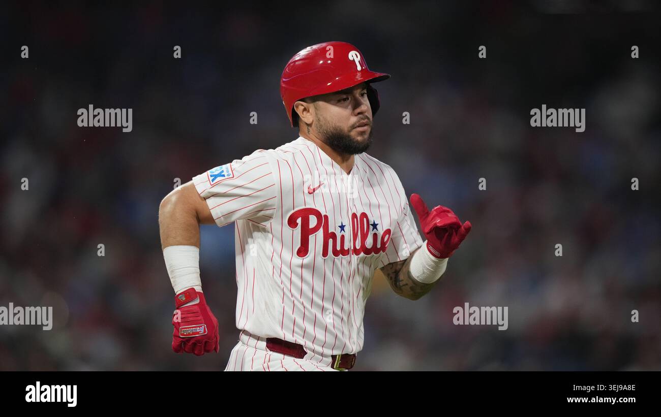 Philadelphia Phillies' Rafael Marchán plays during a baseball game ...