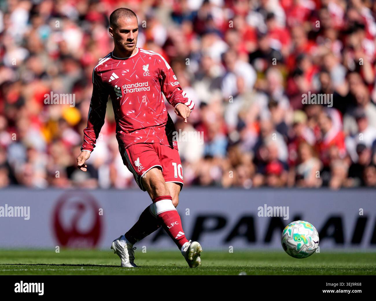 Liverpool's Alexis Mac Allister during the Premier League match at ...