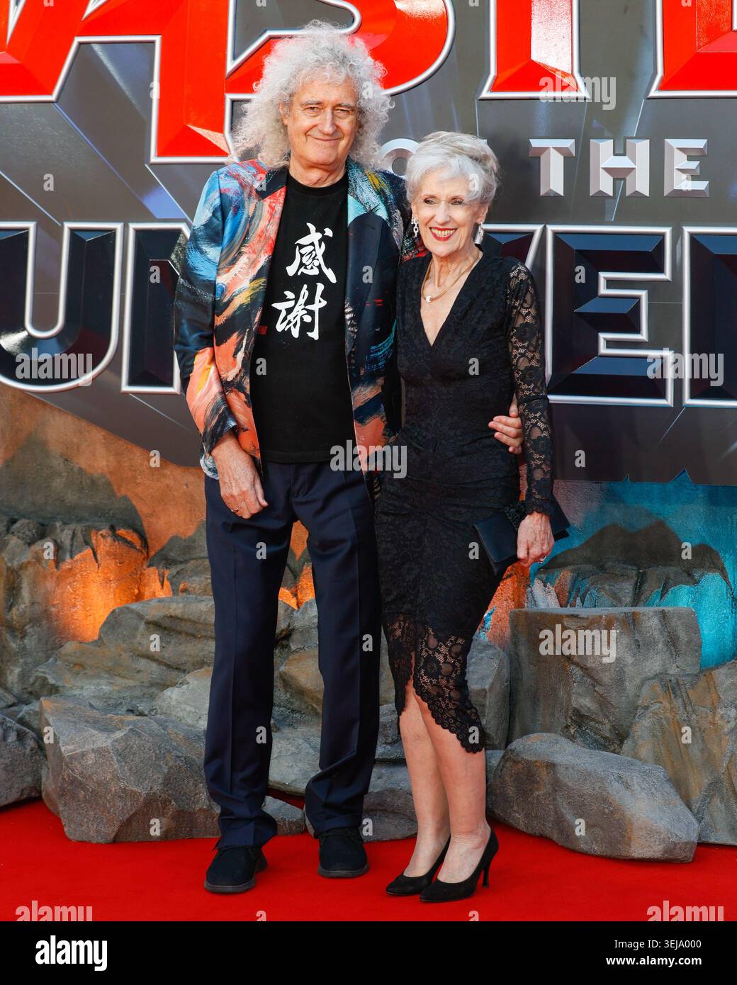 Brian May and Anita Dobson attend the 'Masters Of The Universe' UK ...