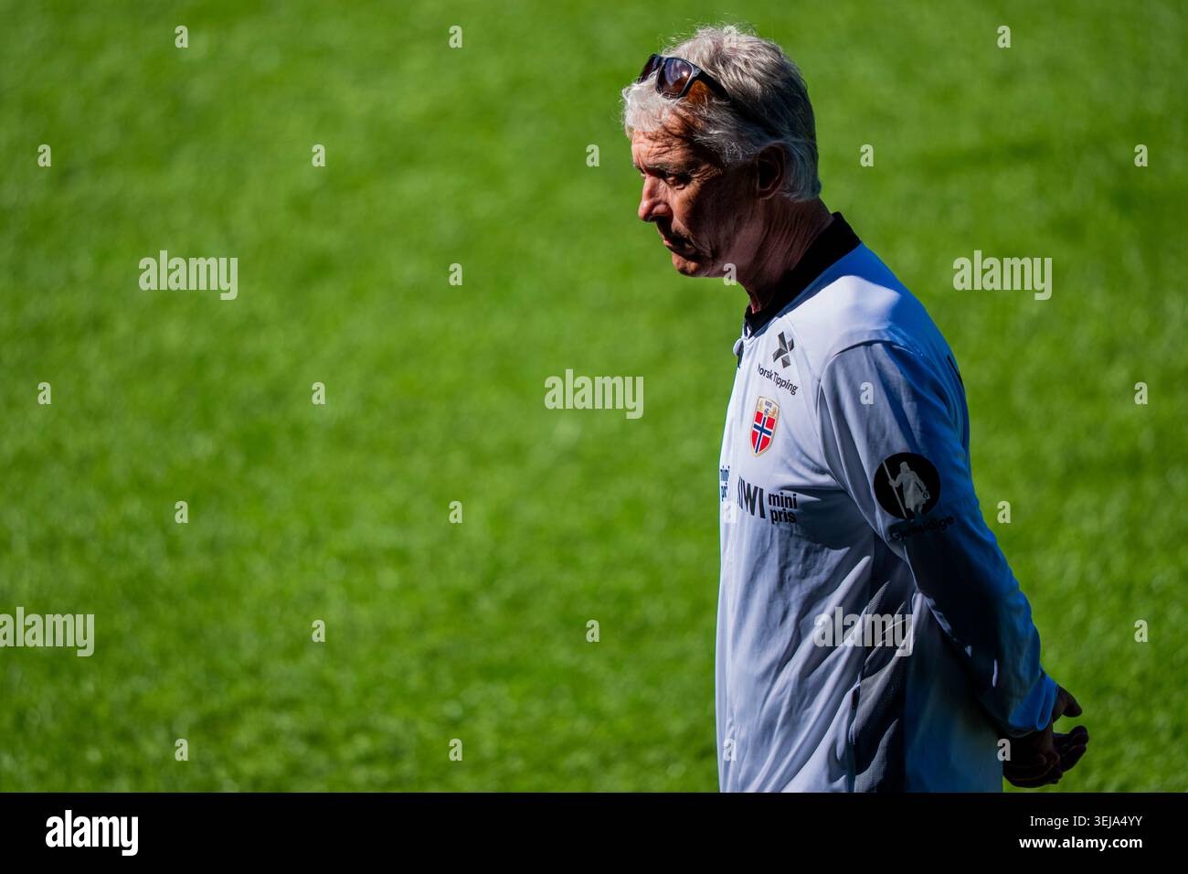 Oslo, Norway 20260528. Norwegian doctor Ola Sand during a training ...