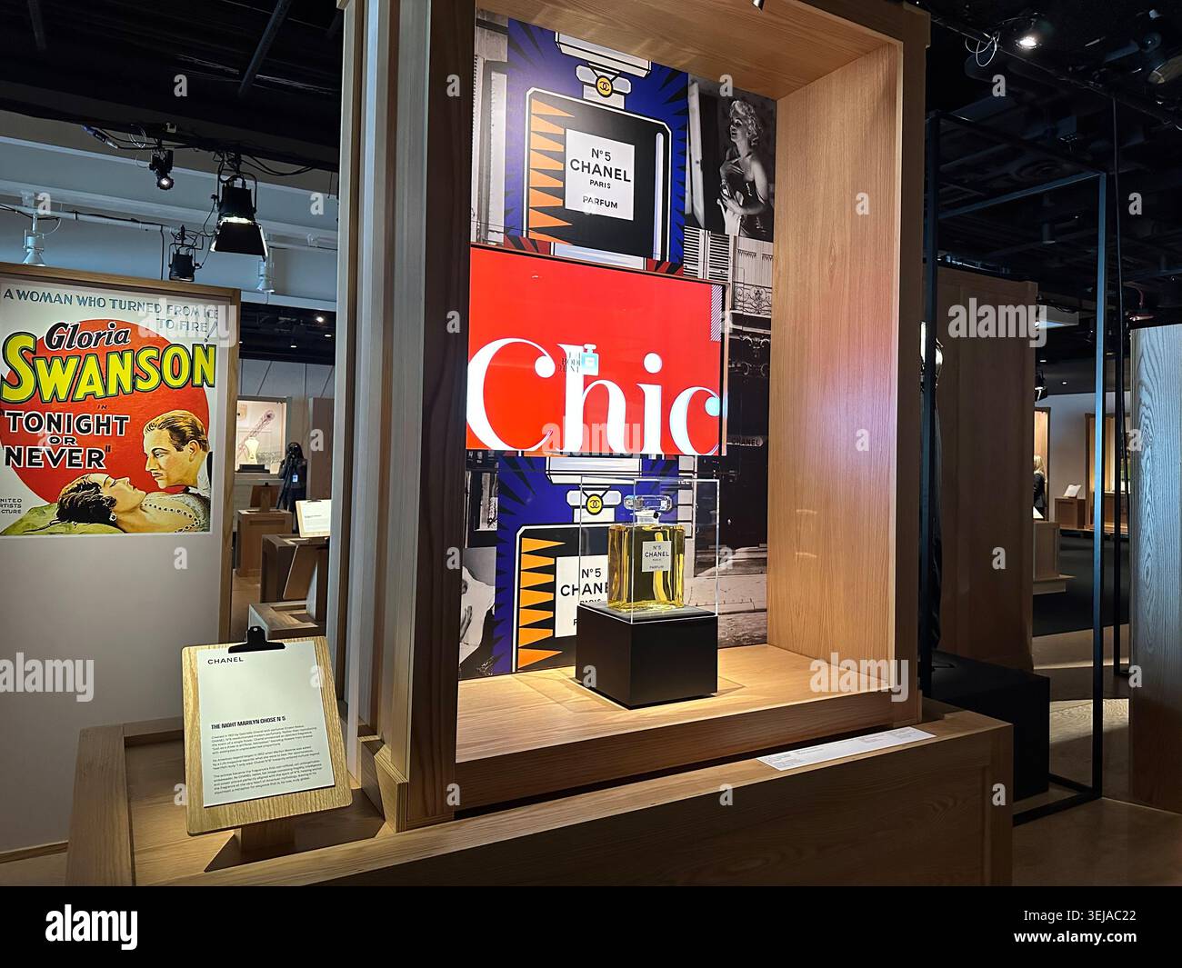A display size Chanel No.5 fragrance bottle is pictured as part of the ...