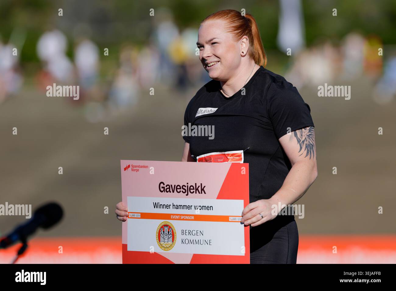 Bergen 20260528. Krista Tervo from Finland during the Trond Mohn Games ...