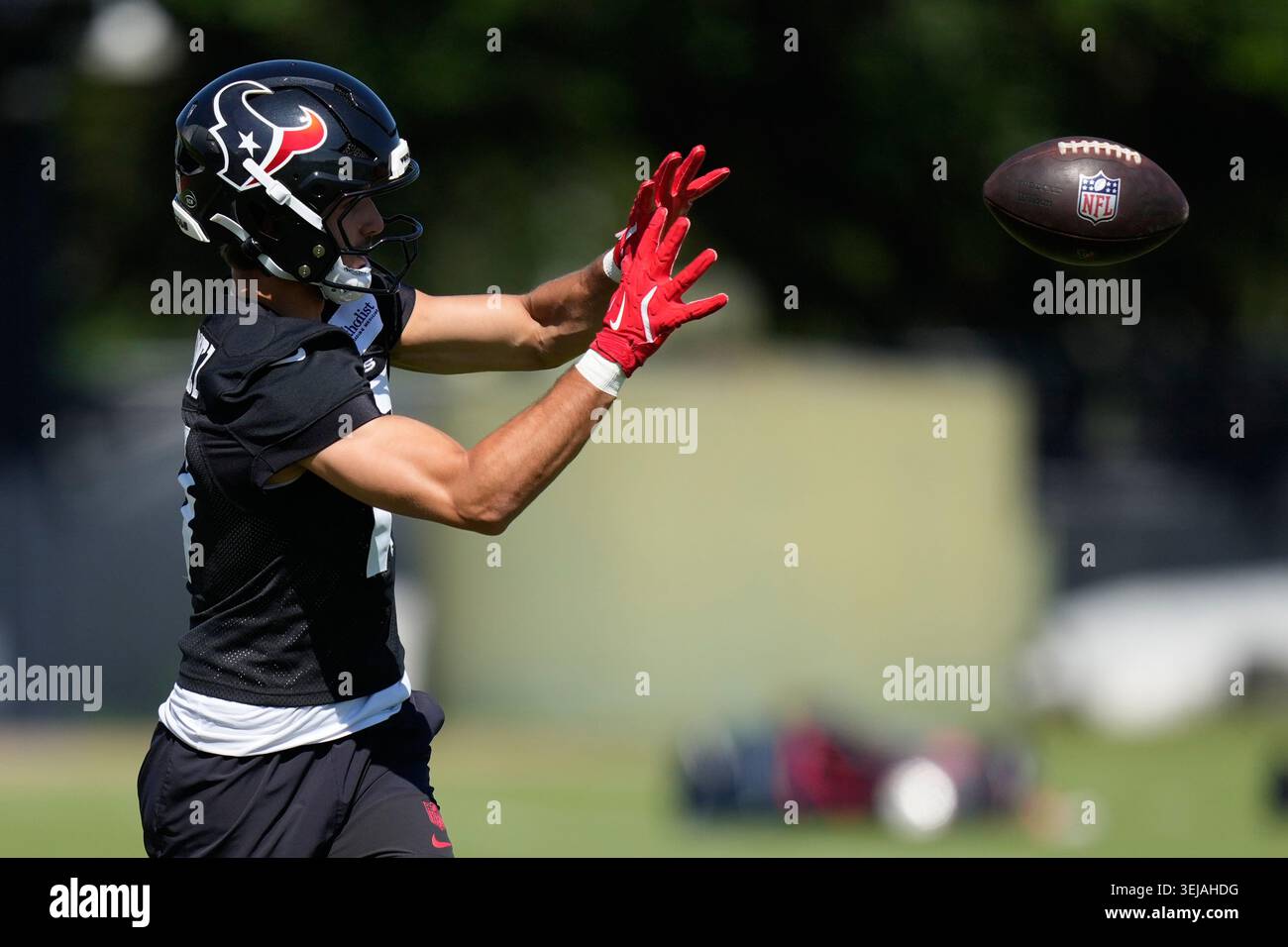 Houston Texans wide receiver Daniel Sobkowicz participates in the NFL ...