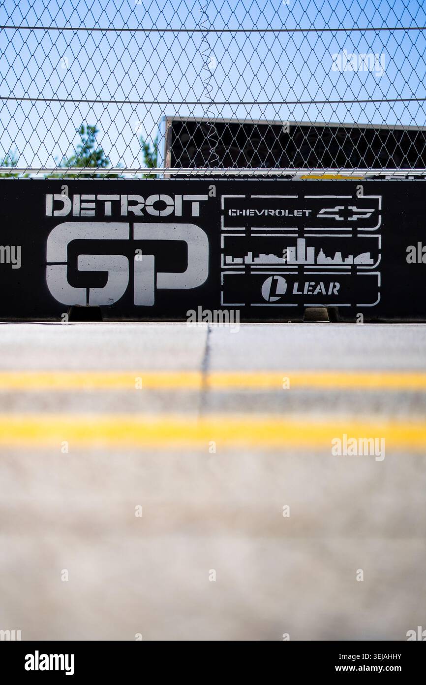 Illustration during the Chevrolet Detroit Grand Prix, 8th round of the ...