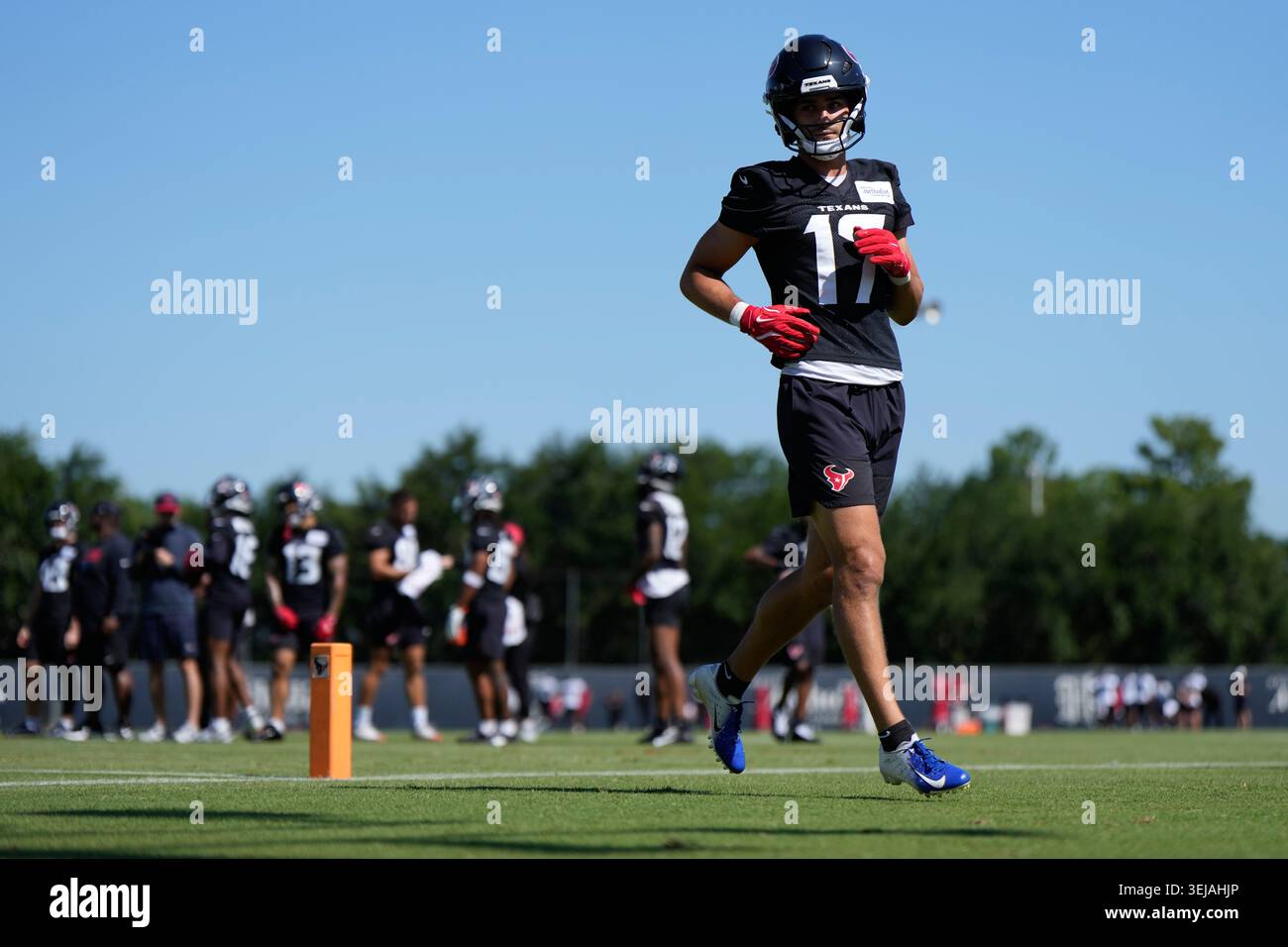 Houston Texans wide receiver Daniel Sobkowicz participates in the NFL ...