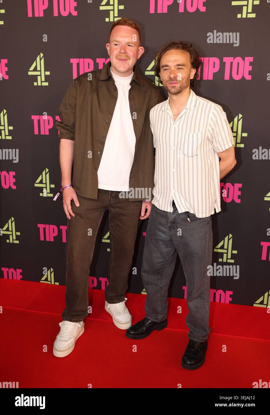 Colson Smith and Jack P. Shepherd attend a launch event for the new ...