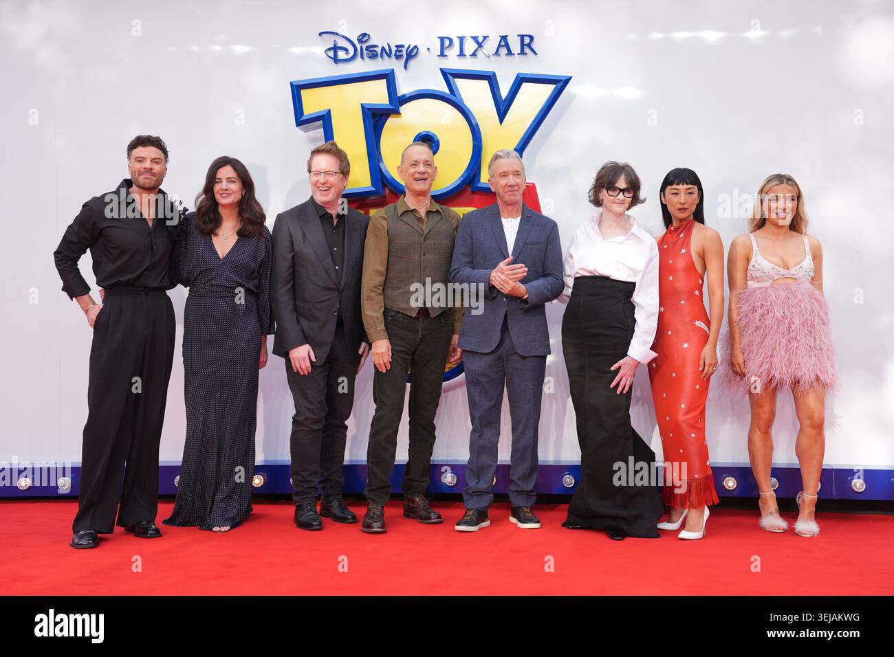 (Left to right) Jordan North, Lindsey Collins, Andrew Stanton, Tom ...