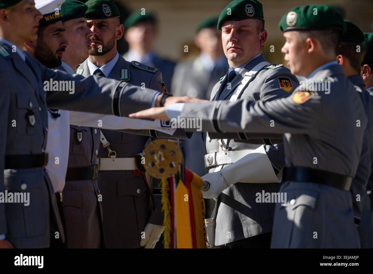 28 May 2026, Berlin: Recruits of the German Armed Forces Guard ...