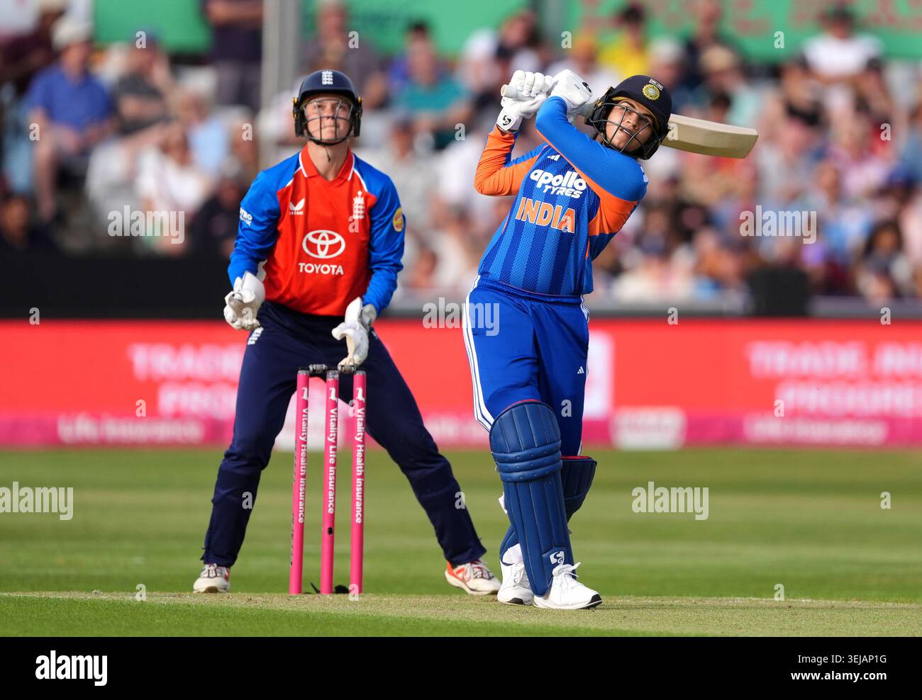 India's Yastika Bhatia batting during the first Vitality IT20 match at ...