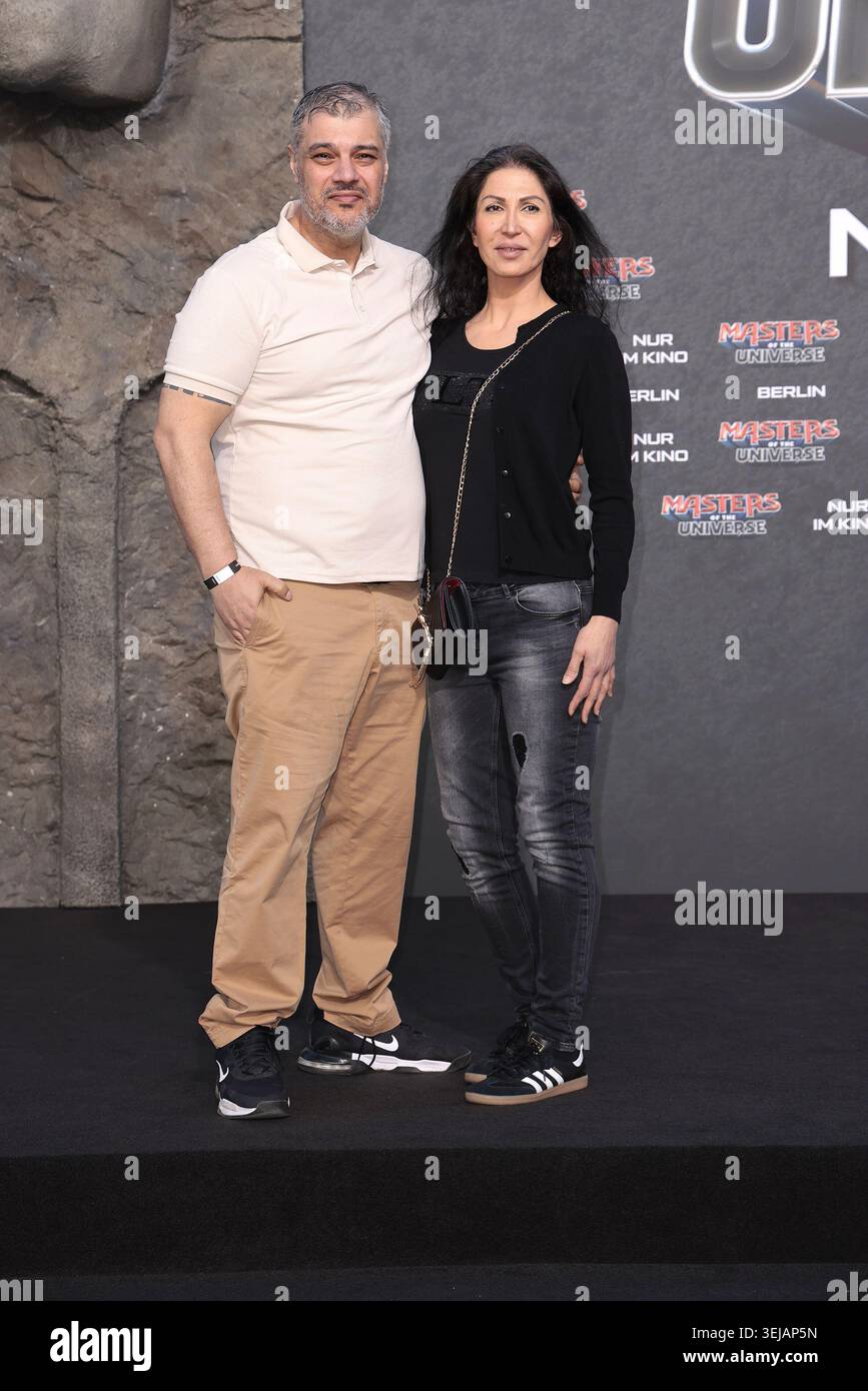 Imad Mardnli and Samia Mardnli attend the German Premiere of "Masters ...