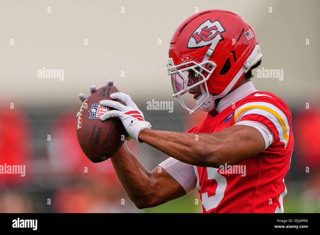 Kansas City Chiefs wide receiver Cyrus Allen participates in a drill ...