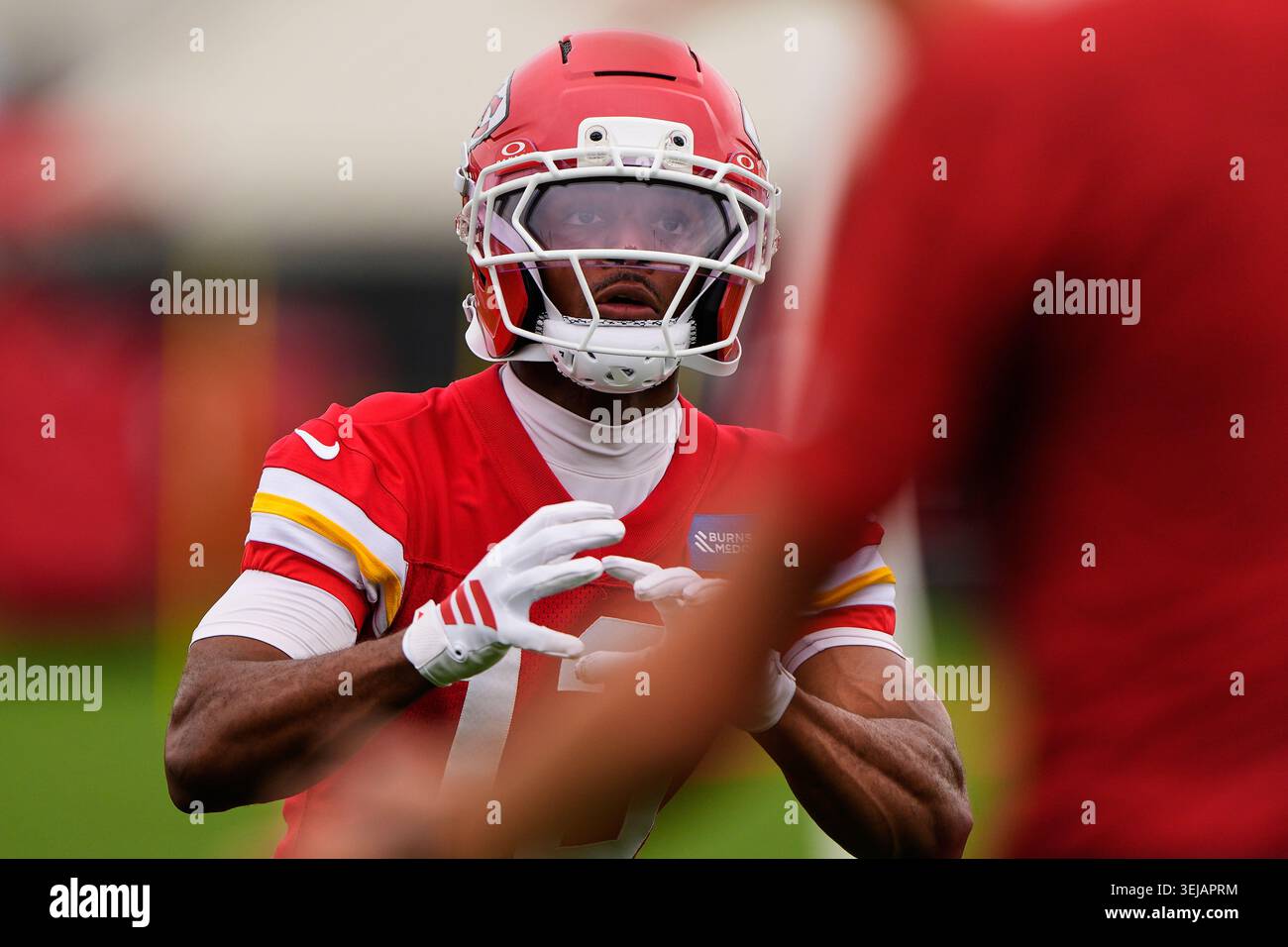 Kansas City Chiefs wide receiver Cyrus Allen participates in a drill ...