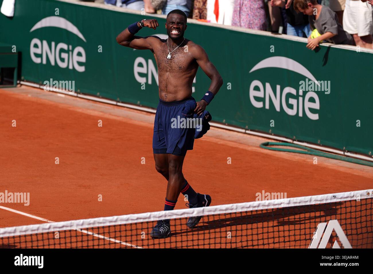 PARIS, FRANCE - MAY 28: Frances Tiafoe of United States of America ...