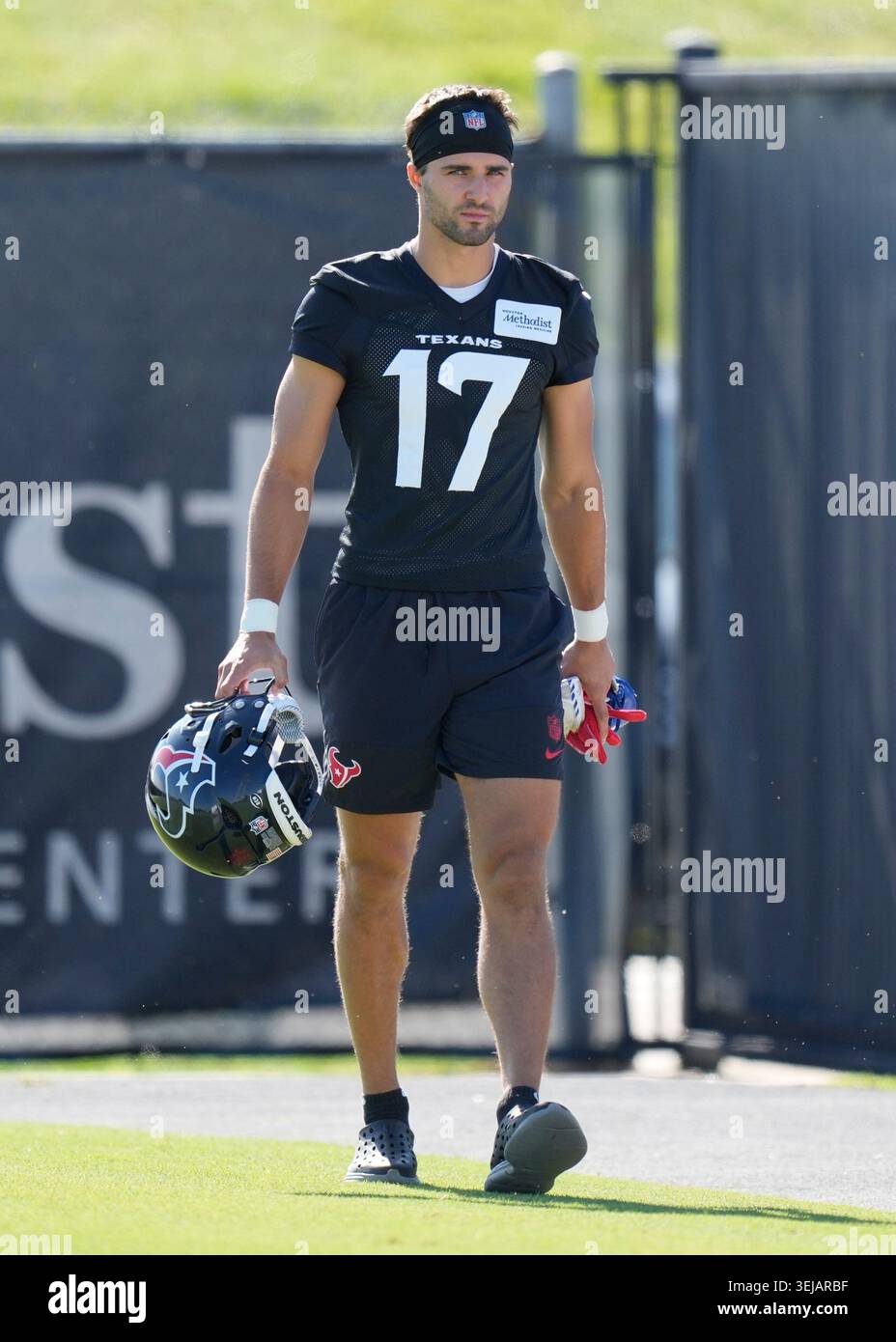 Houston Texans wide receiver Daniel Sobkowicz arrives for the NFL ...