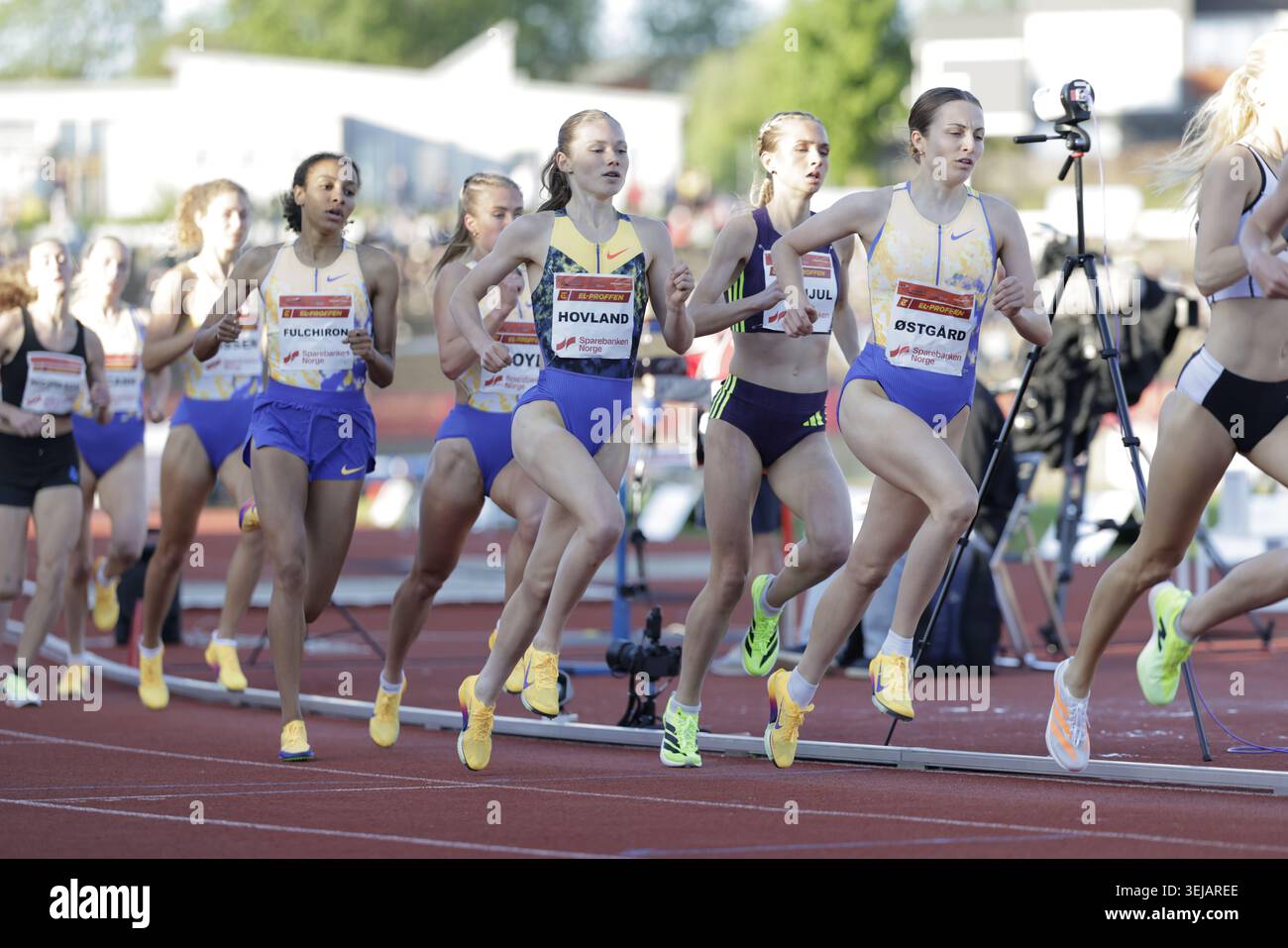 Bergen 20260528. Marte Hovland and Ingeborg Østgård under 1500 meters ...
