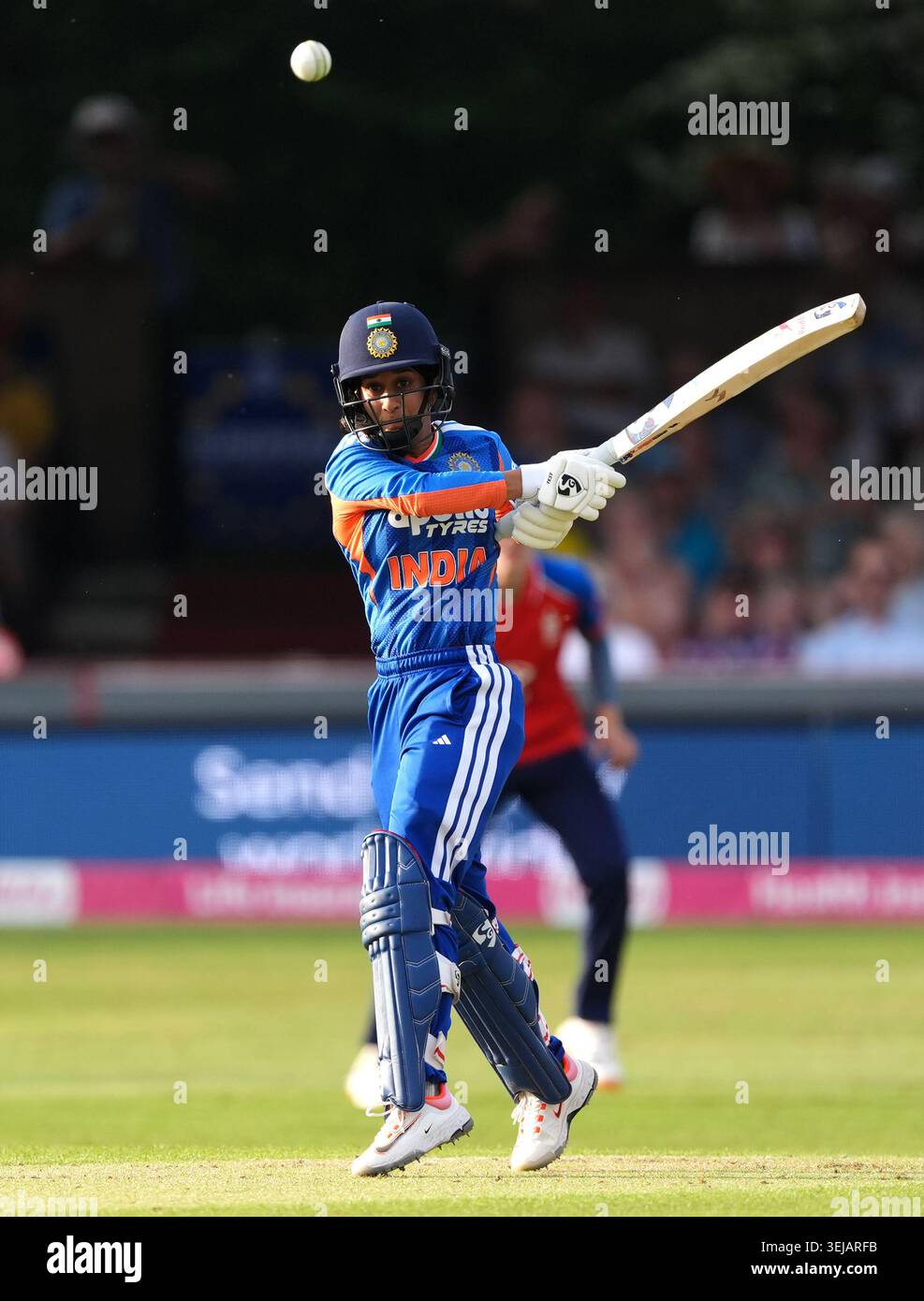 India's Jemimah Rodrigues batting during the first Vitality IT20 match ...