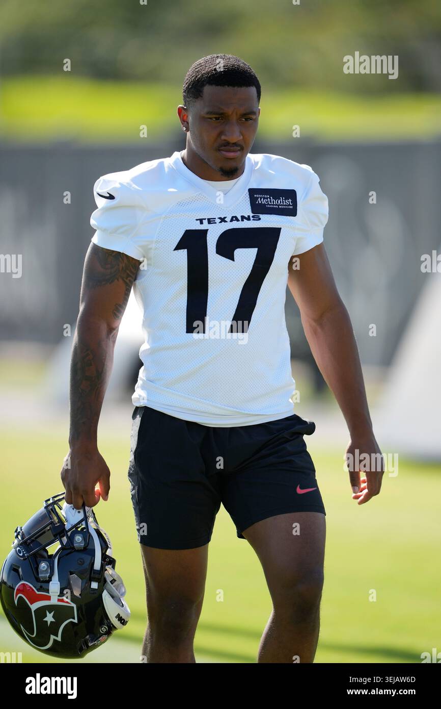 Houston Texans cornerback Brandon Codrington arrives for the NFL ...
