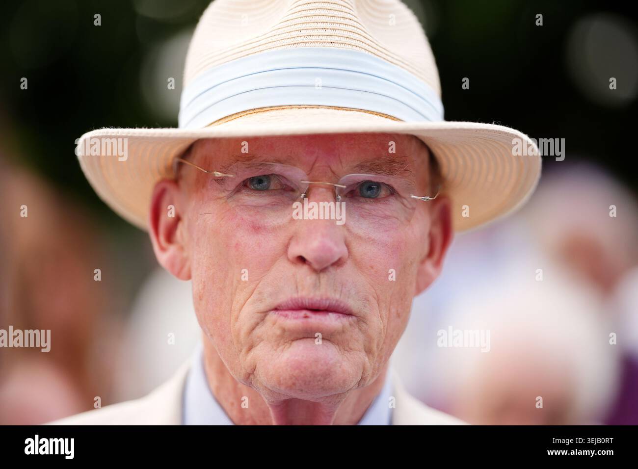 Trainer John Gosden at Sandown Park Racecourse. Picture date: Thursday ...