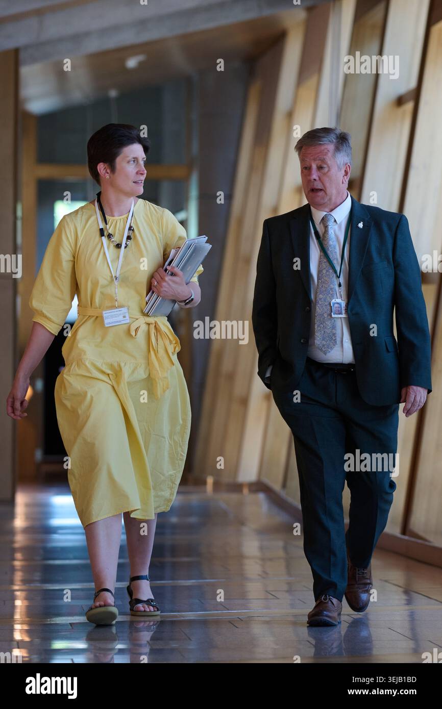 Edinburgh Scotland, UK 28 May 2026. Minister for Community Care Alison ...