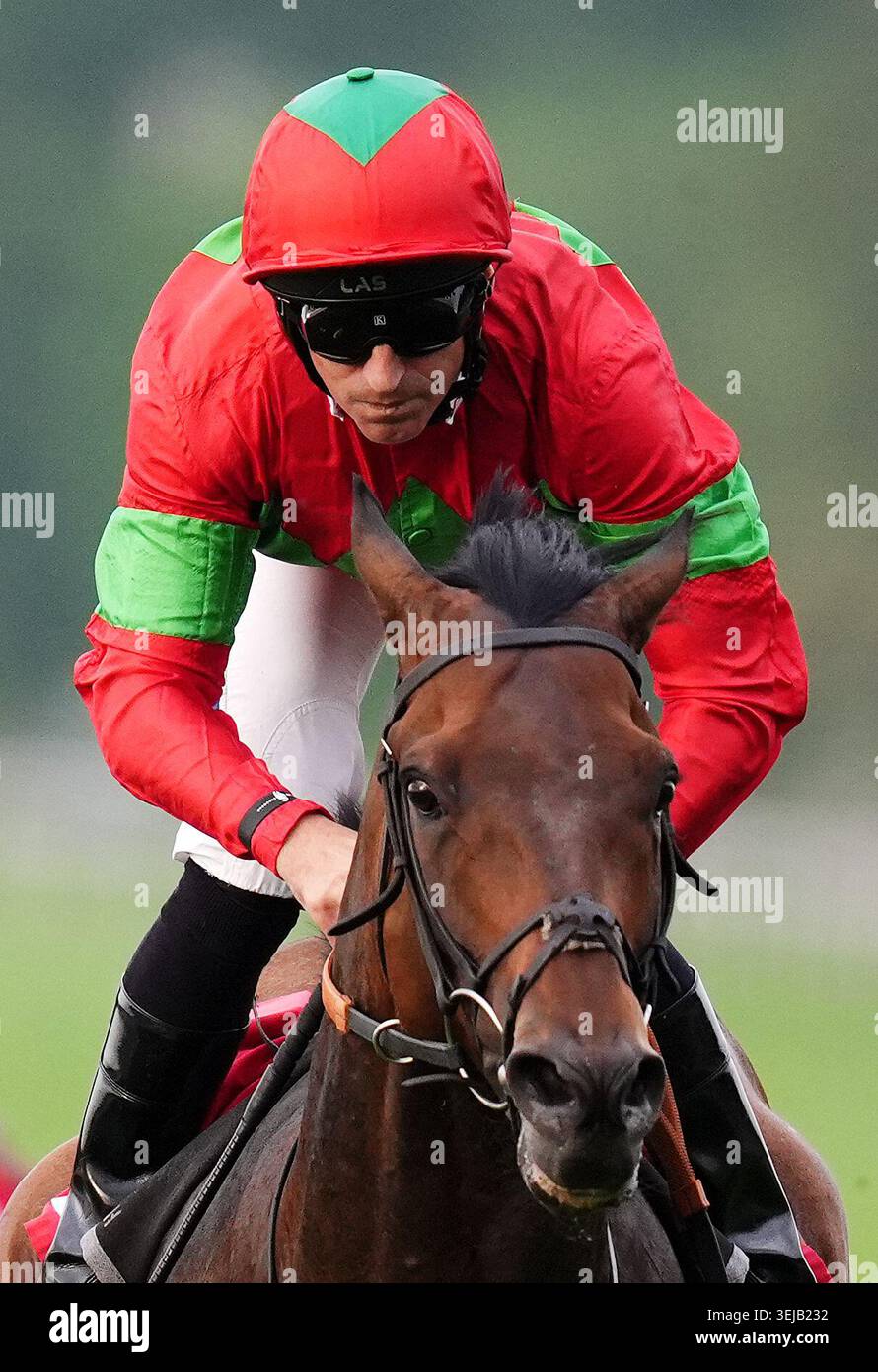 Boyfriend ridden by Pat Dobbs (centre) wins the starsports.bet Whitsun ...