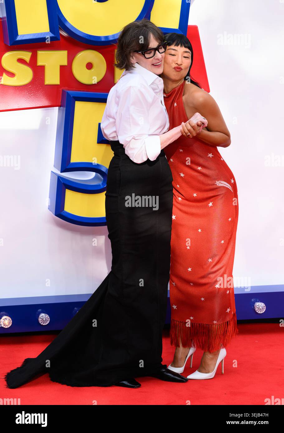 London, UK. May 28th, 2026. Joan Cusak and Greta Lee attending the Toy ...