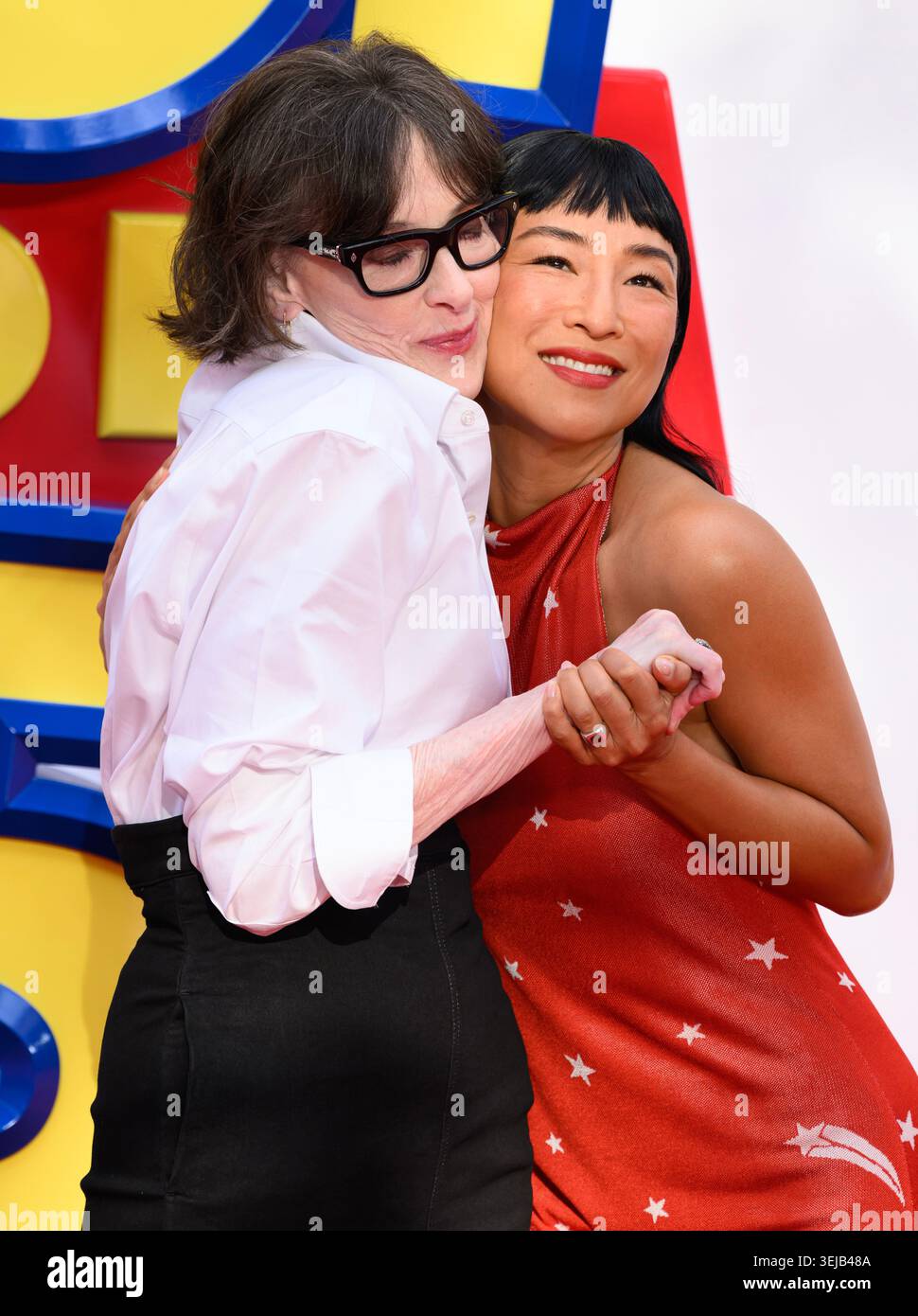 London, UK. May 28th, 2026. Joan Cusak and Greta Lee attending the Toy ...