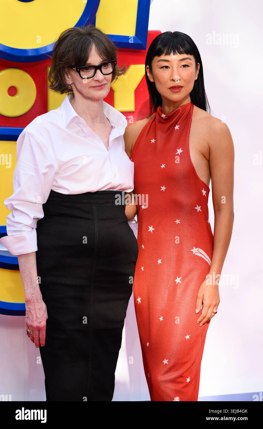 London, UK. May 28th, 2026. Joan Cusak and Greta Lee attending the Toy ...