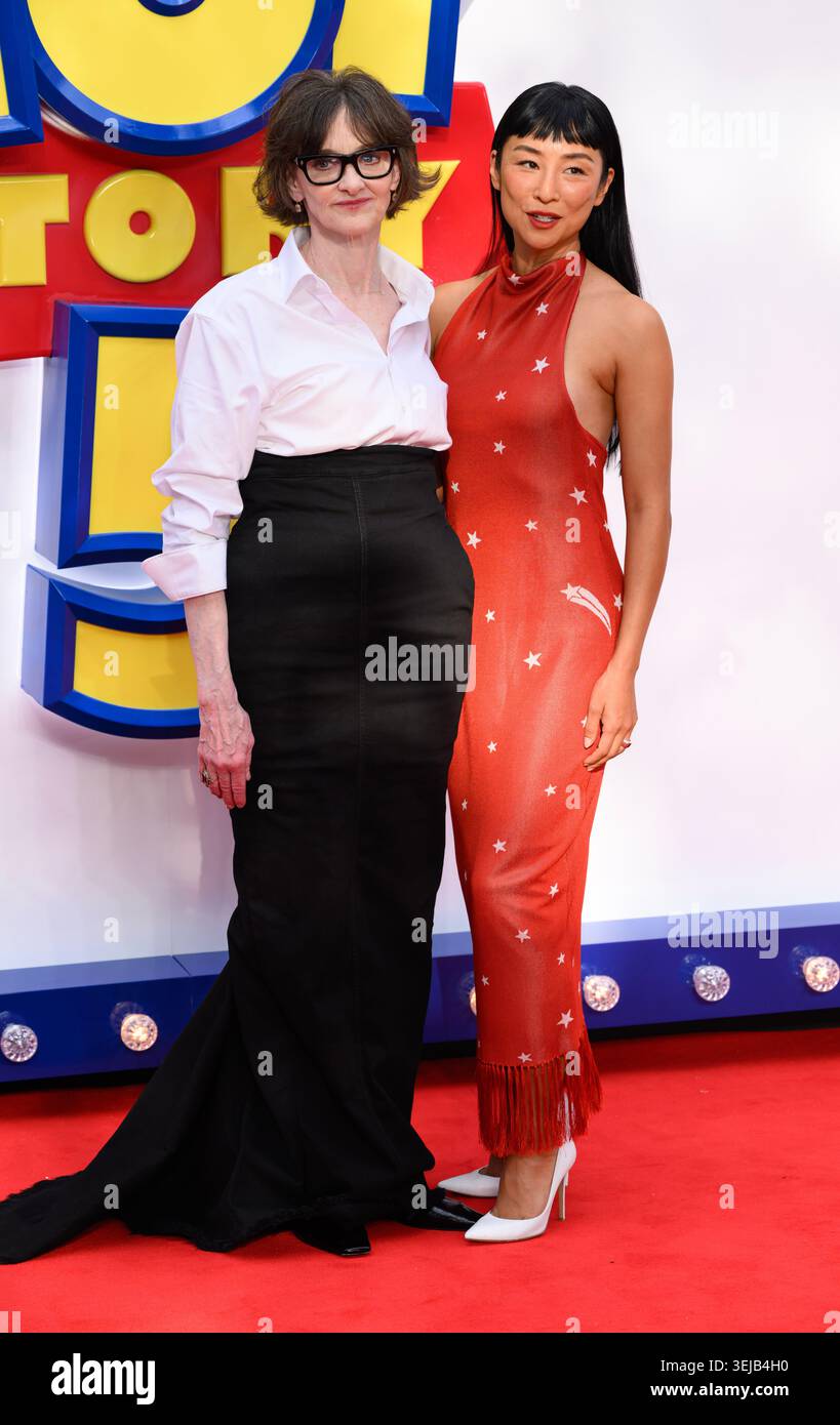 London, UK. May 28th, 2026. Joan Cusak and Greta Lee attending the Toy ...