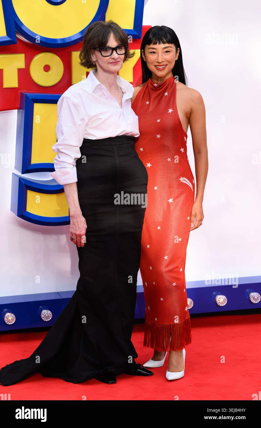 London, UK. May 28th, 2026. Joan Cusak and Greta Lee attending the Toy ...