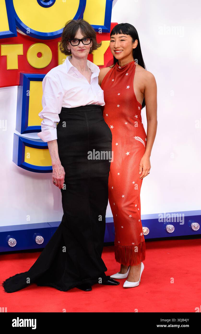 London, UK. May 28th, 2026. Joan Cusak and Greta Lee attending the Toy ...