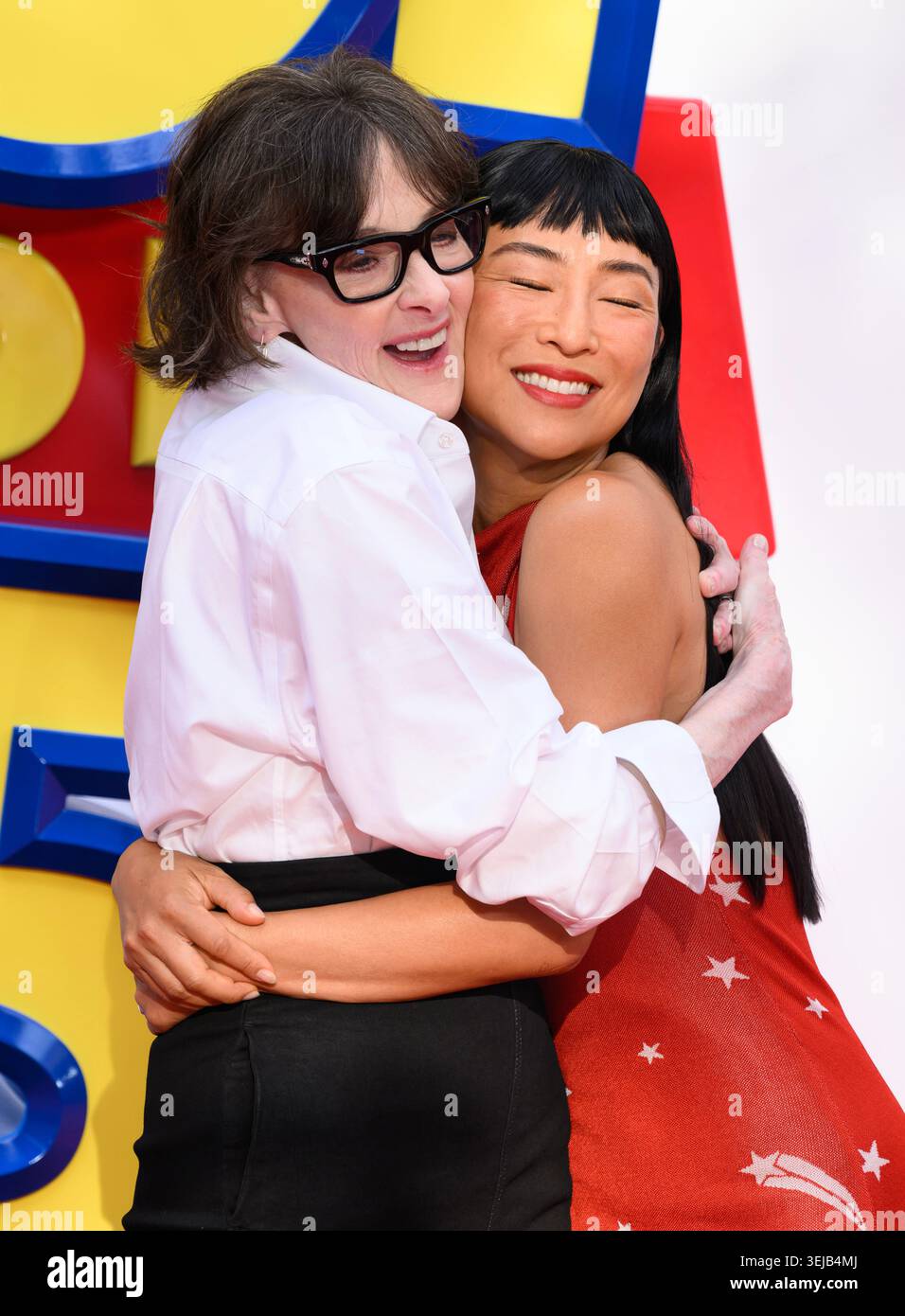 London, UK. May 28th, 2026. Joan Cusak and Greta Lee attending the Toy ...