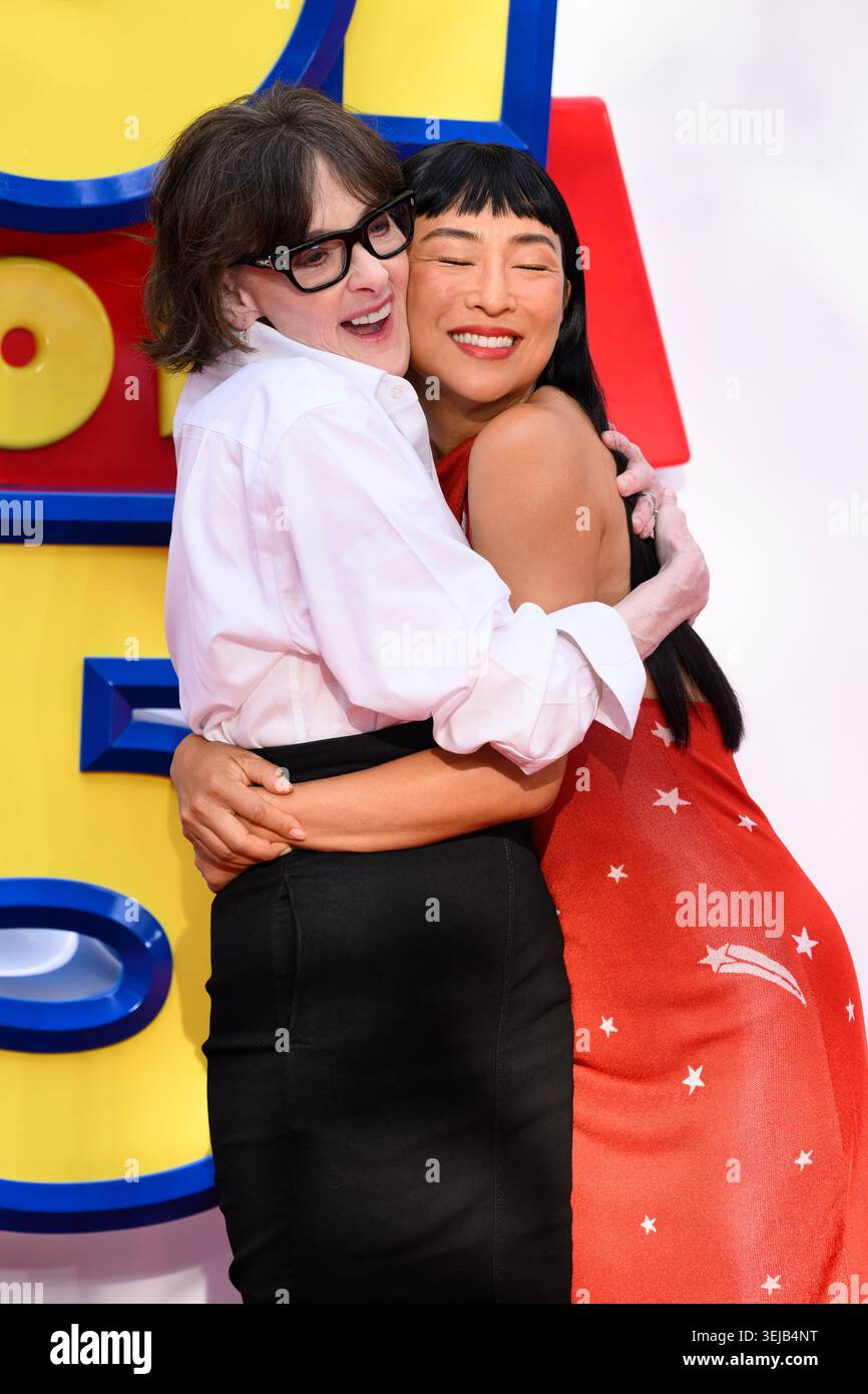 London, UK. May 28th, 2026. Joan Cusak and Greta Lee attending the Toy ...