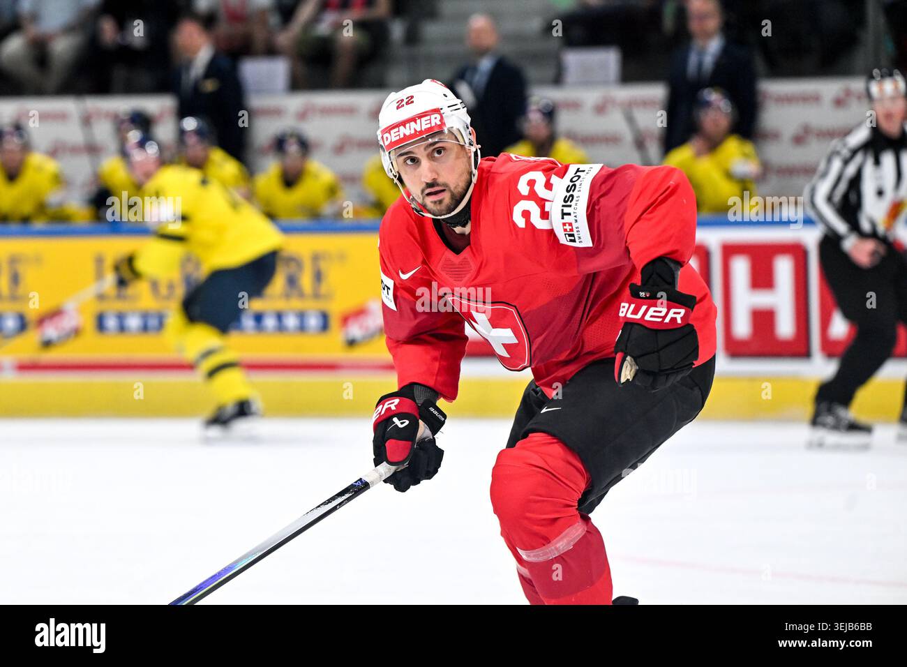 ZURICH, SWITZERLAND - MAY 28: Nino Niederreiter of Switzerland in ...