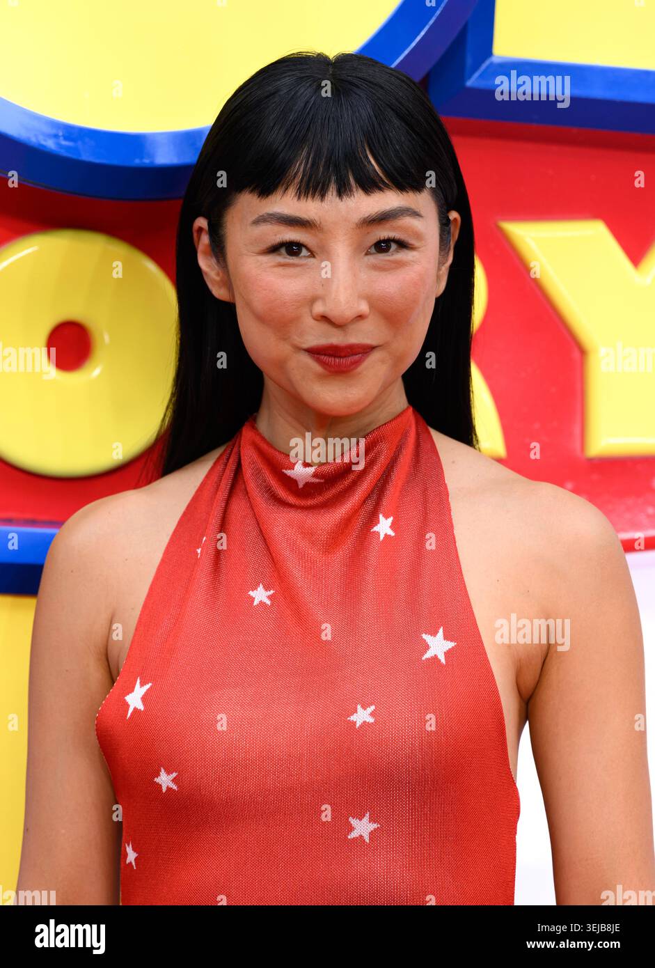 London, UK. May 28th, 2026. Greta Lee attending the Toy Story 5 UK ...