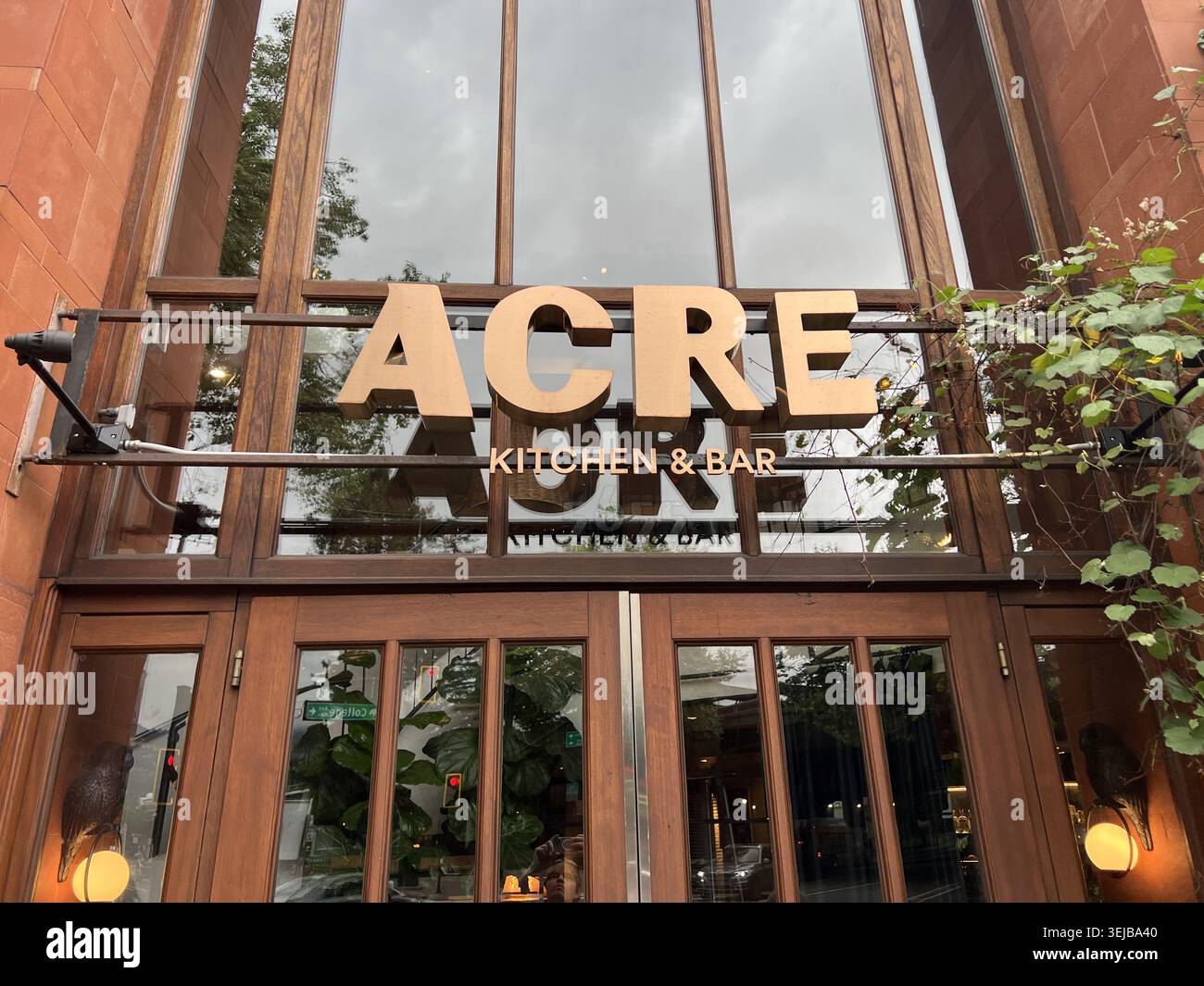 Facade of Acre Kitchen and Bar, Rockridge, Oakland, California, April ...