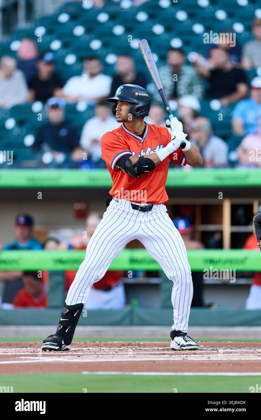 Braden Montgomery (14) of the Charlotte O's bats against the Norfolk ...