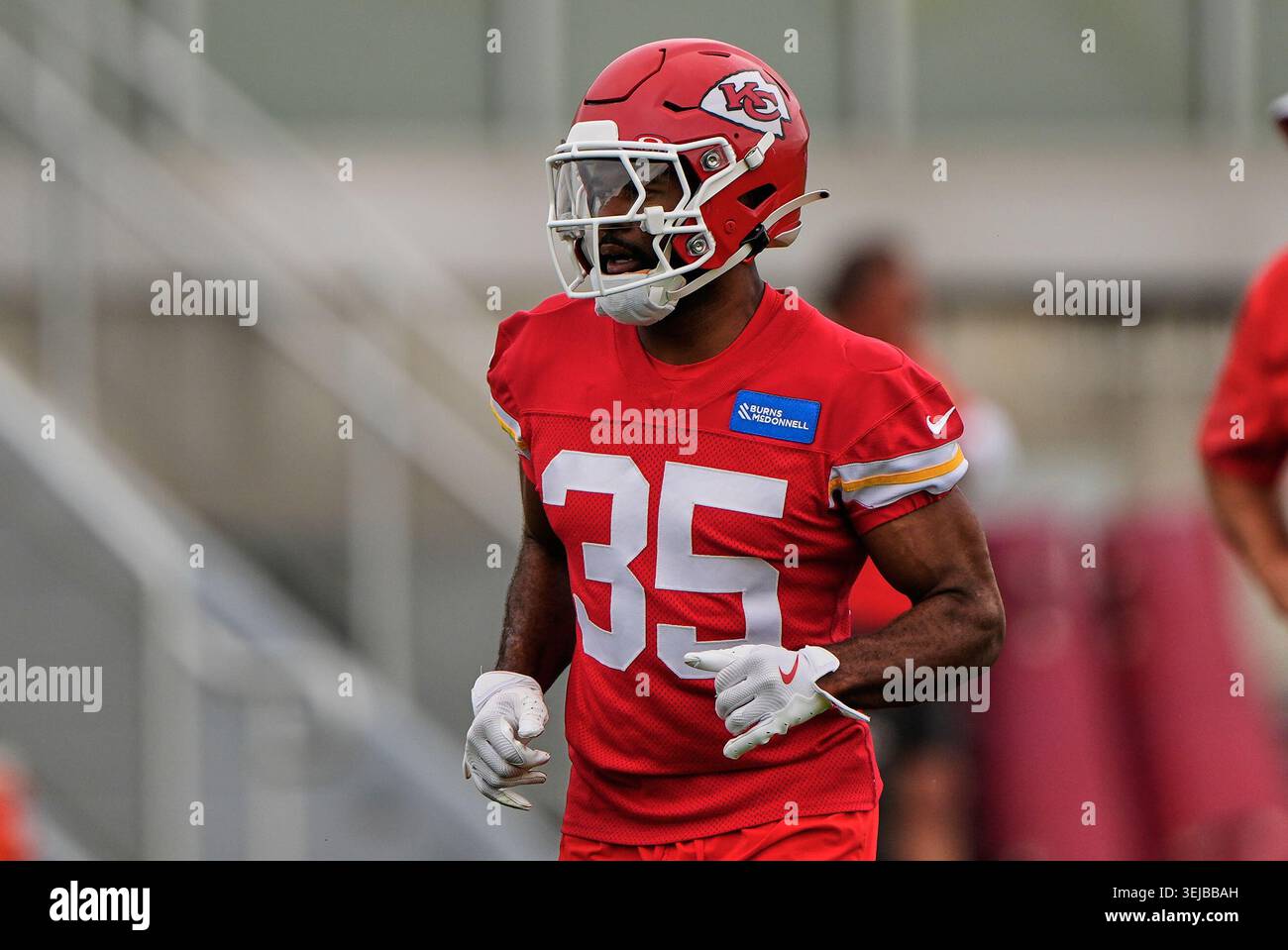 Kansas City Chiefs running back EJ Smith runs during the NFL football ...