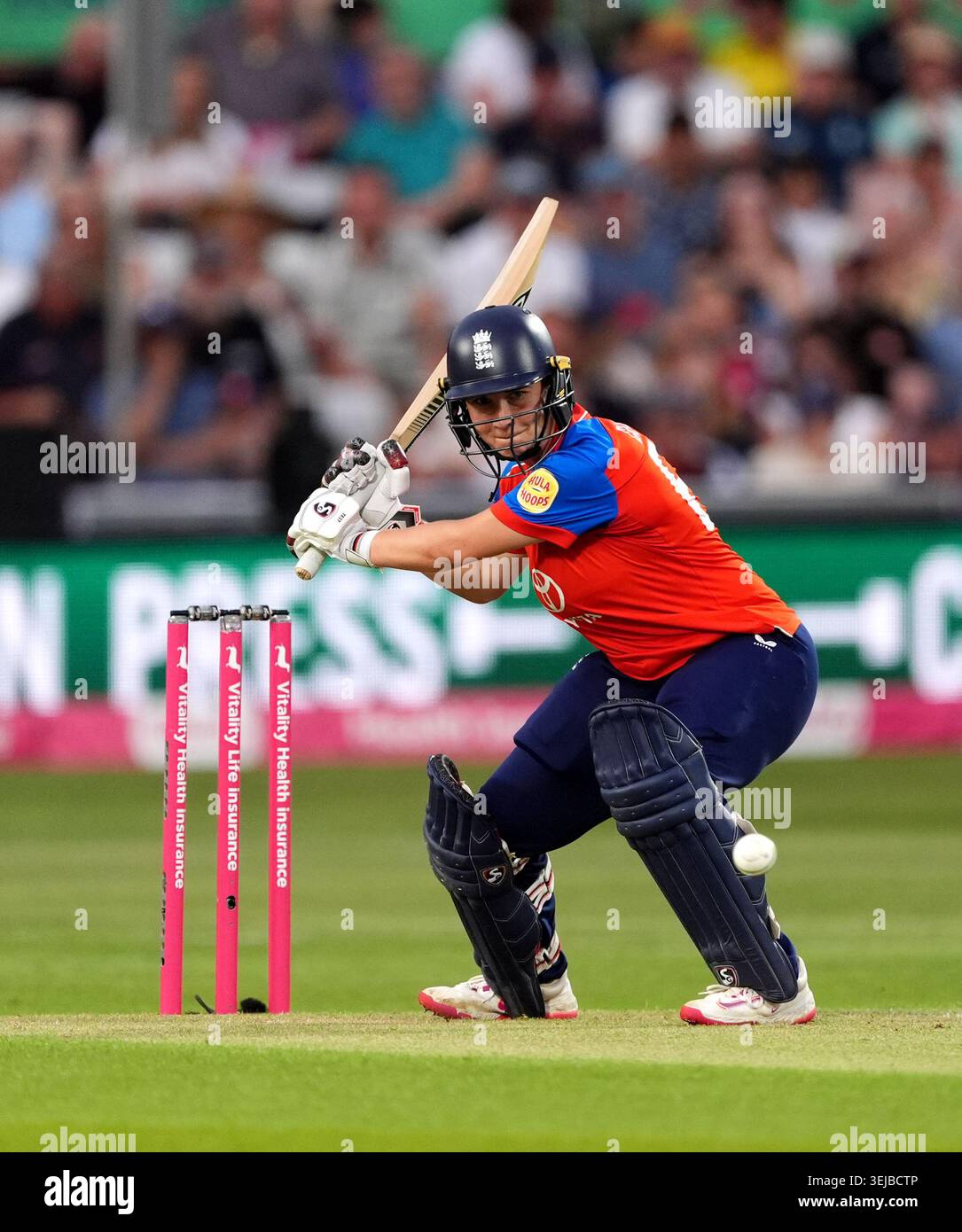 England's Alice Capsey batting during the first Vitality IT20 match at ...