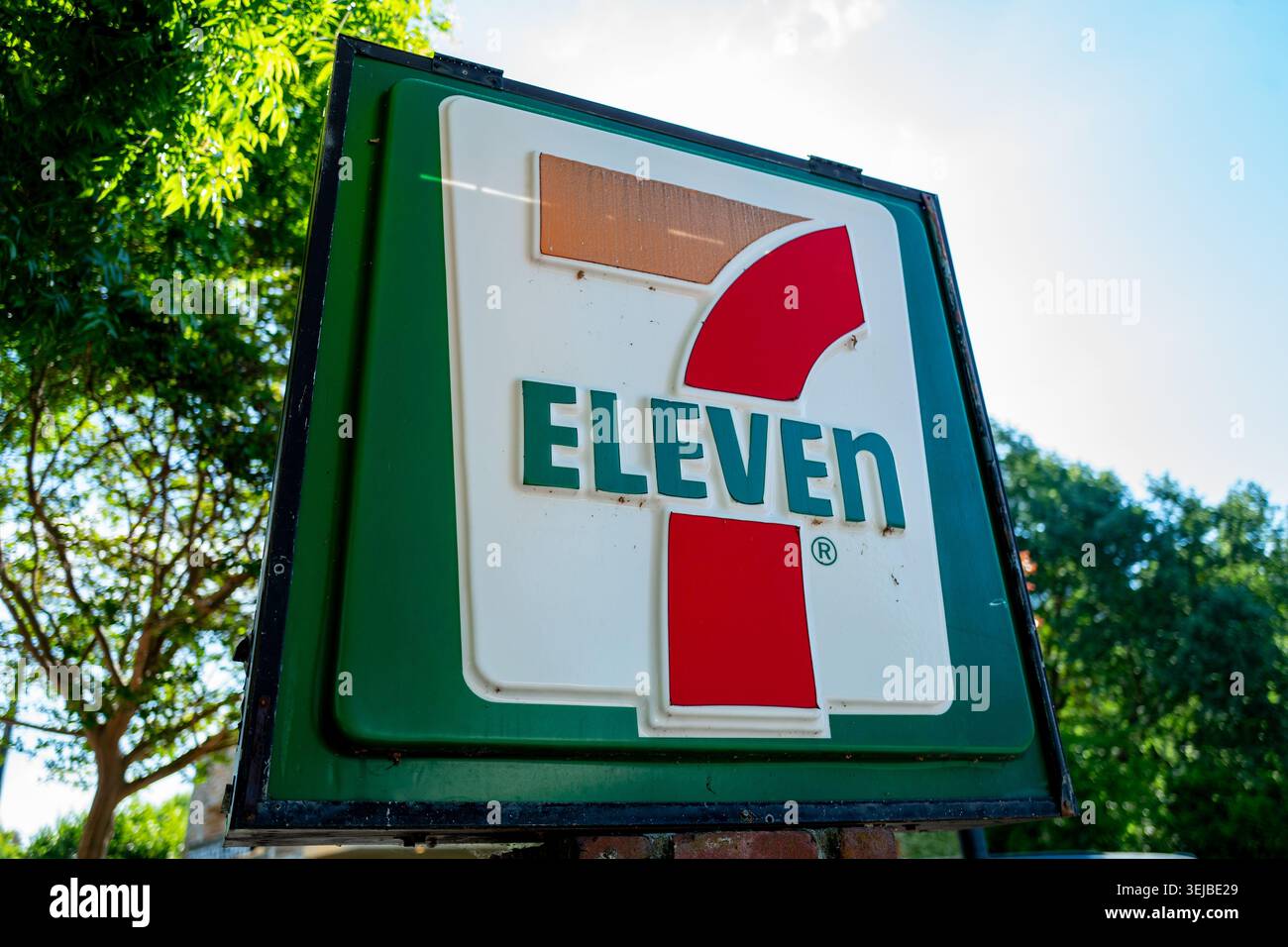 Signage for 7 Eleven convenience store in Lafayette, California, May 13 ...